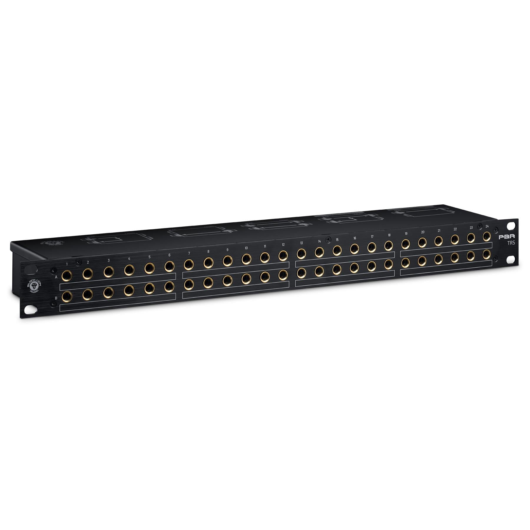 Black Lion Audio PBR TRS Rackmount 48-Point Gold Plated 1/4" TRS ...