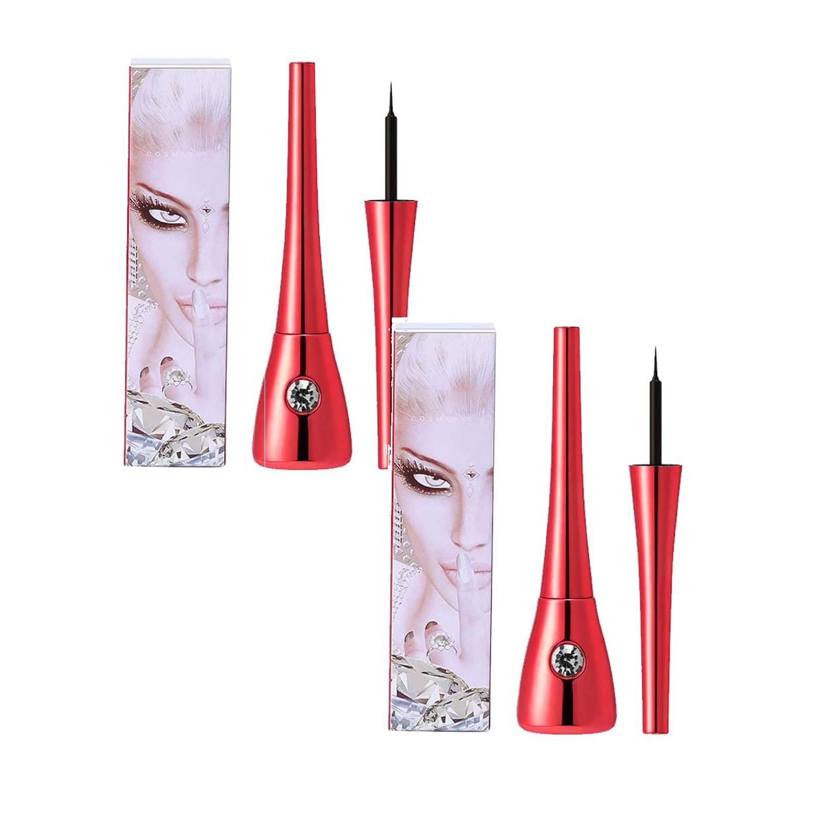 Black Liquid Satin Finish Formula Long Lasting Quick Drying Precise ...