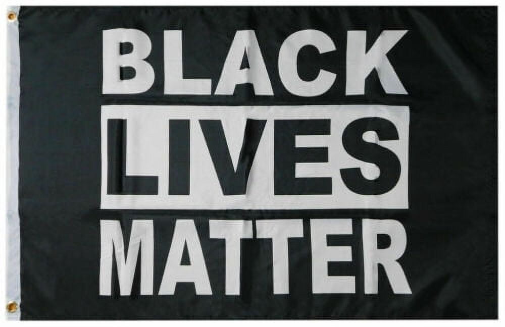 Black Lives Matter BLM Black White Black Panther Nylon 2x3 2'x3' Flag ...