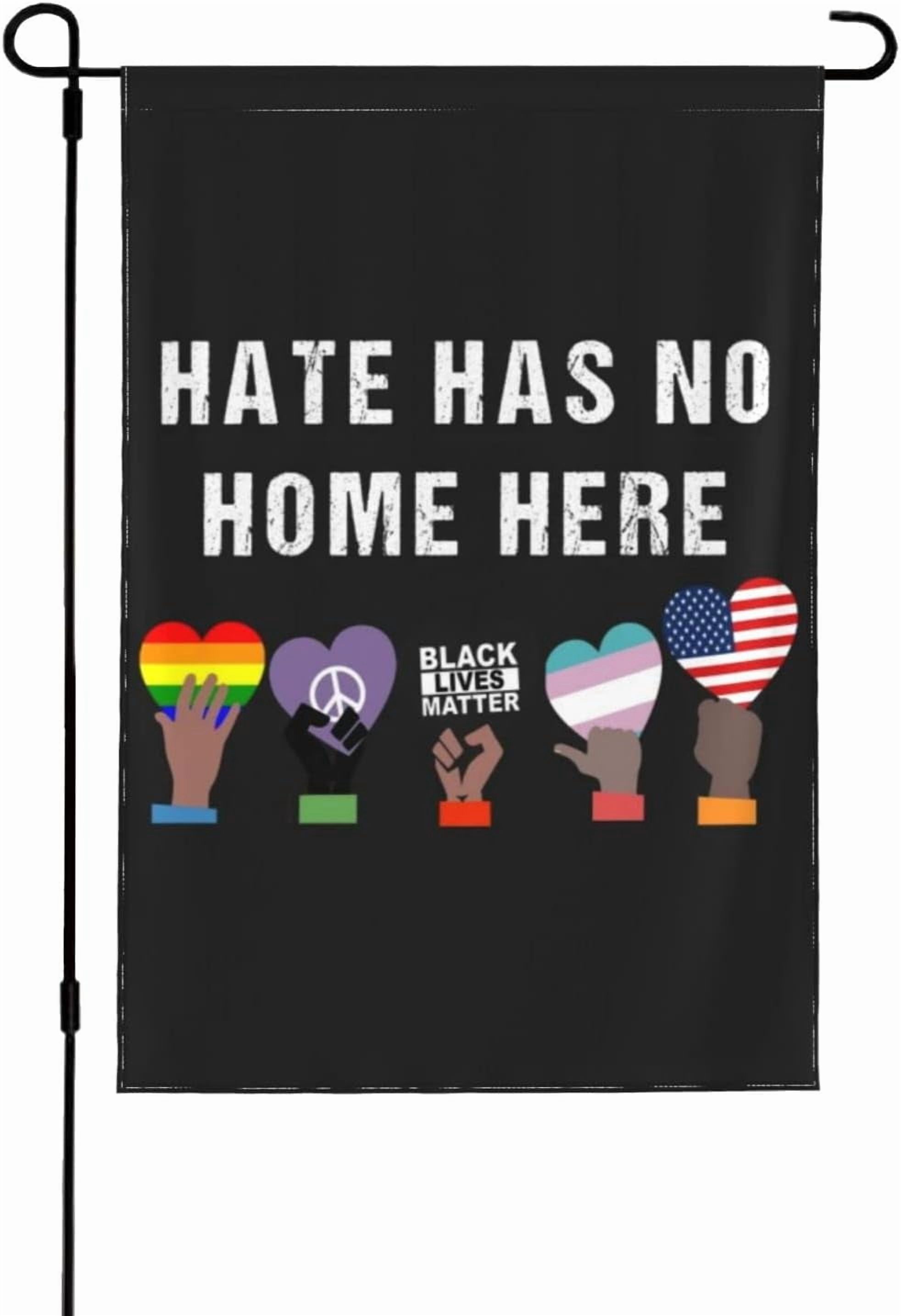 Black Lives Matter Blm Garden Flags Double Sided Yard Seasonal Holiday ...
