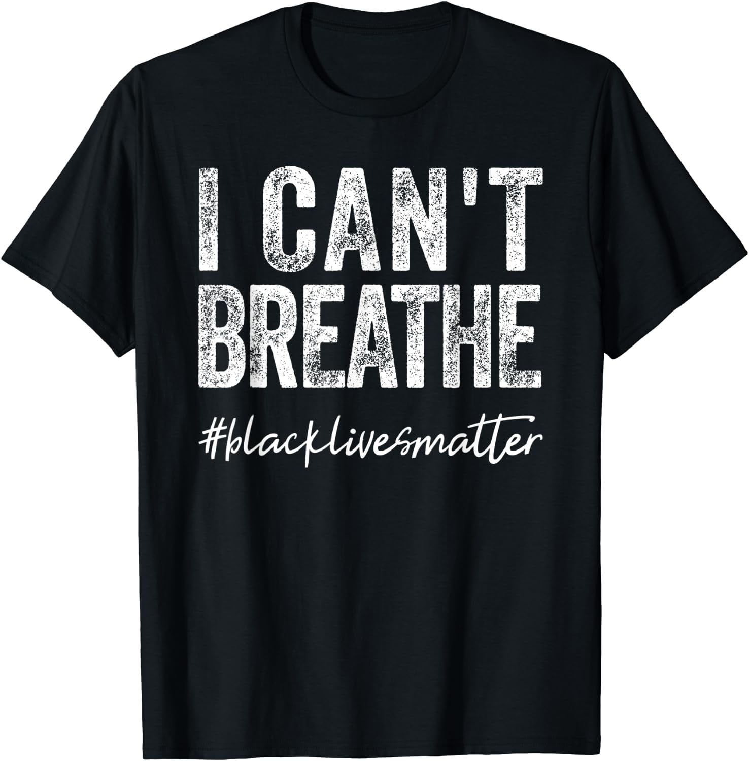 Black Lives Matter Cant Breathe Equality Pride Protest BLM T-Shirt ...
