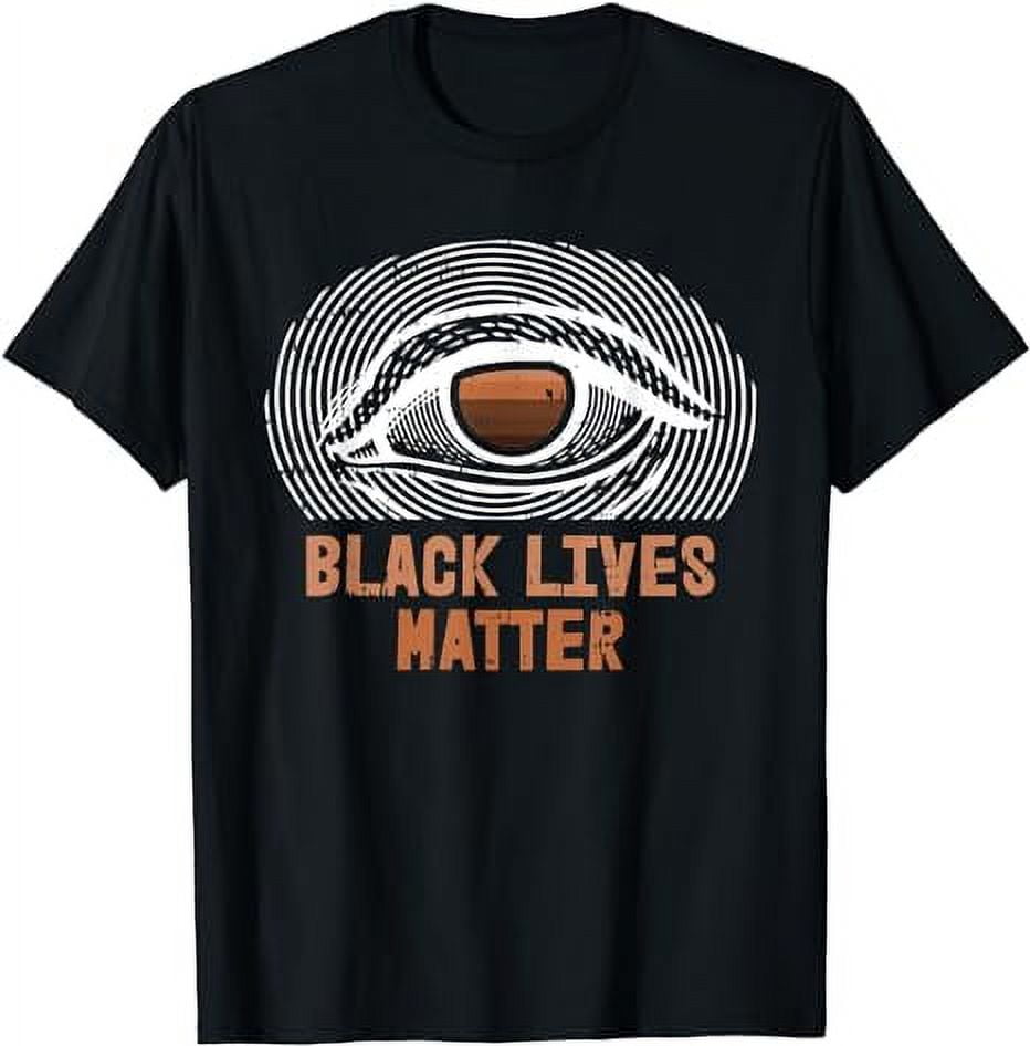 Black Lives Matter Eye Black History Month BLM Melanin T-Shirt ...