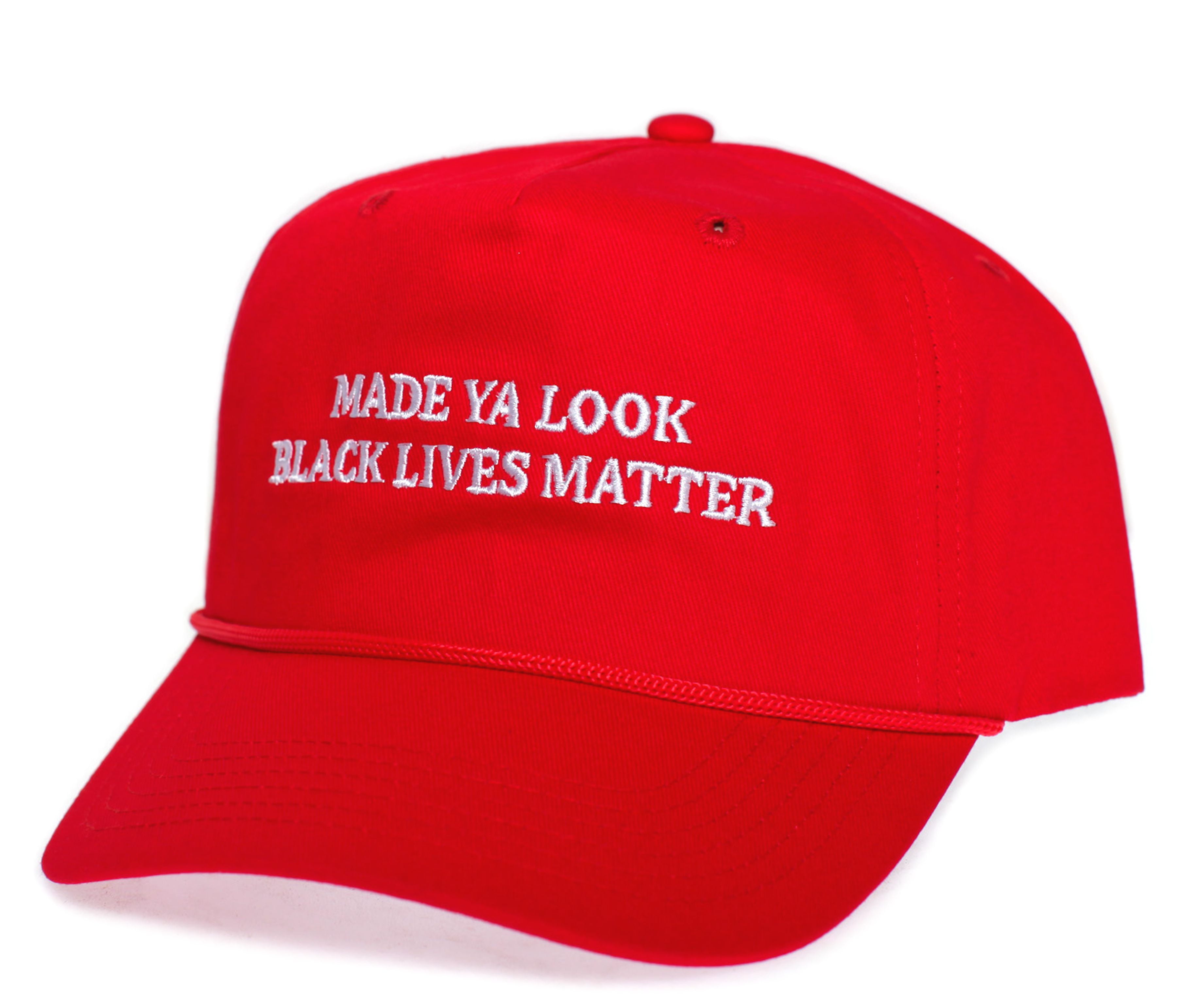 Black Lives Matter Funny Hat BLM Humor Rude Red Embroidered Baseball ...