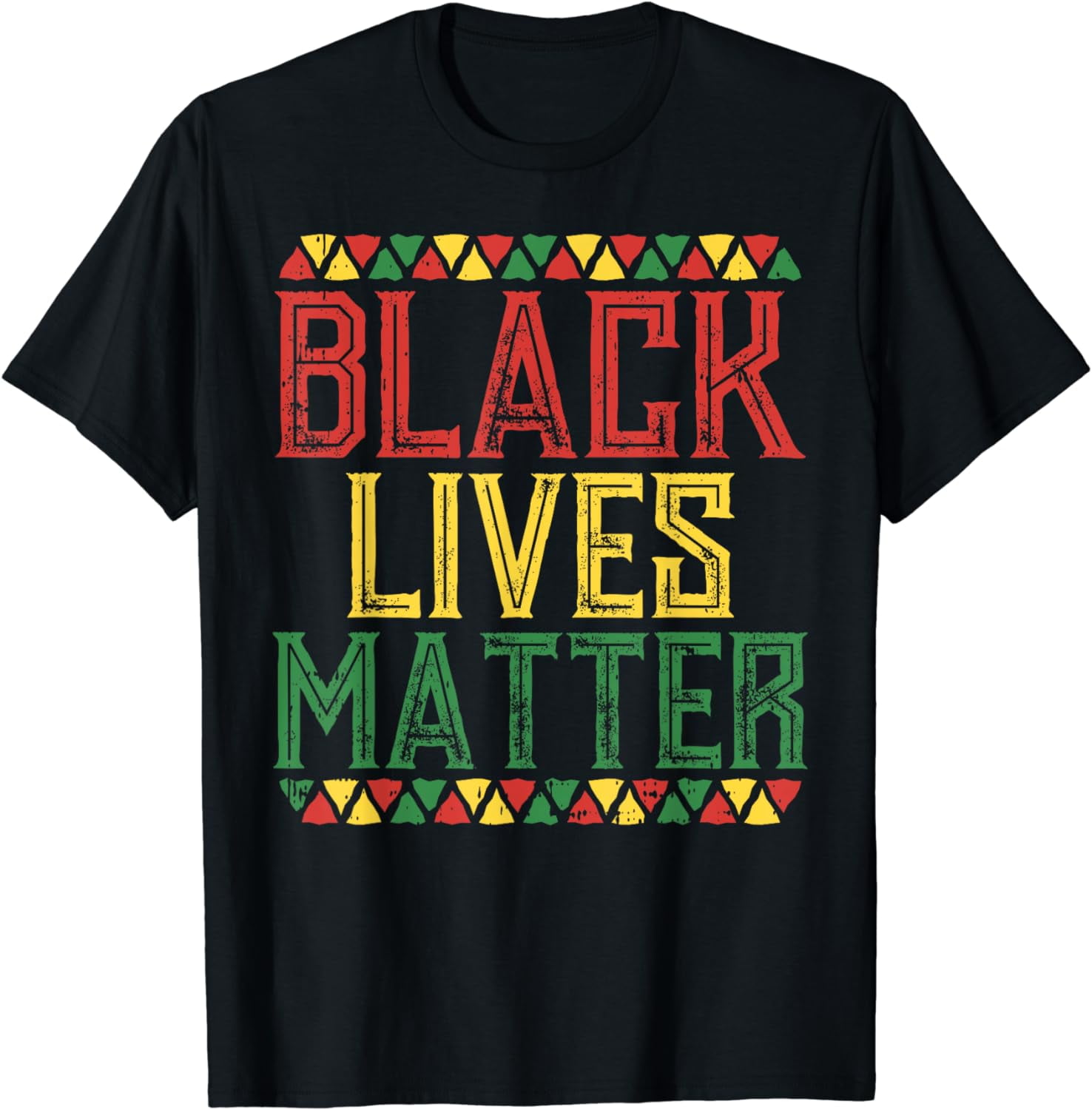 Black Lives Matter Kente African Pride Protest BLM Equality T-Shirt ...