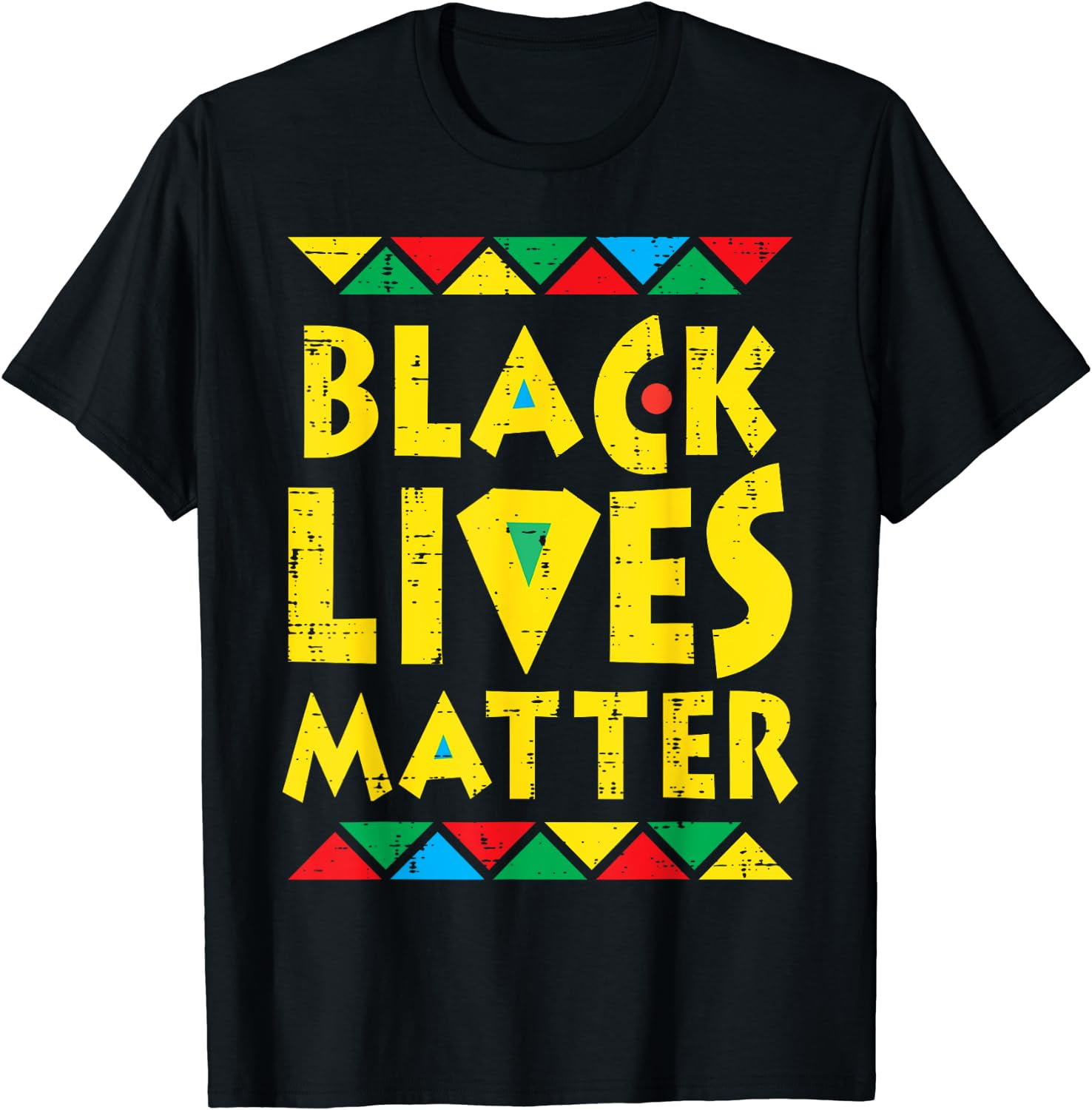 Black Lives Matter Kente BLM Black History Africa Pride Gift T-Shirt ...