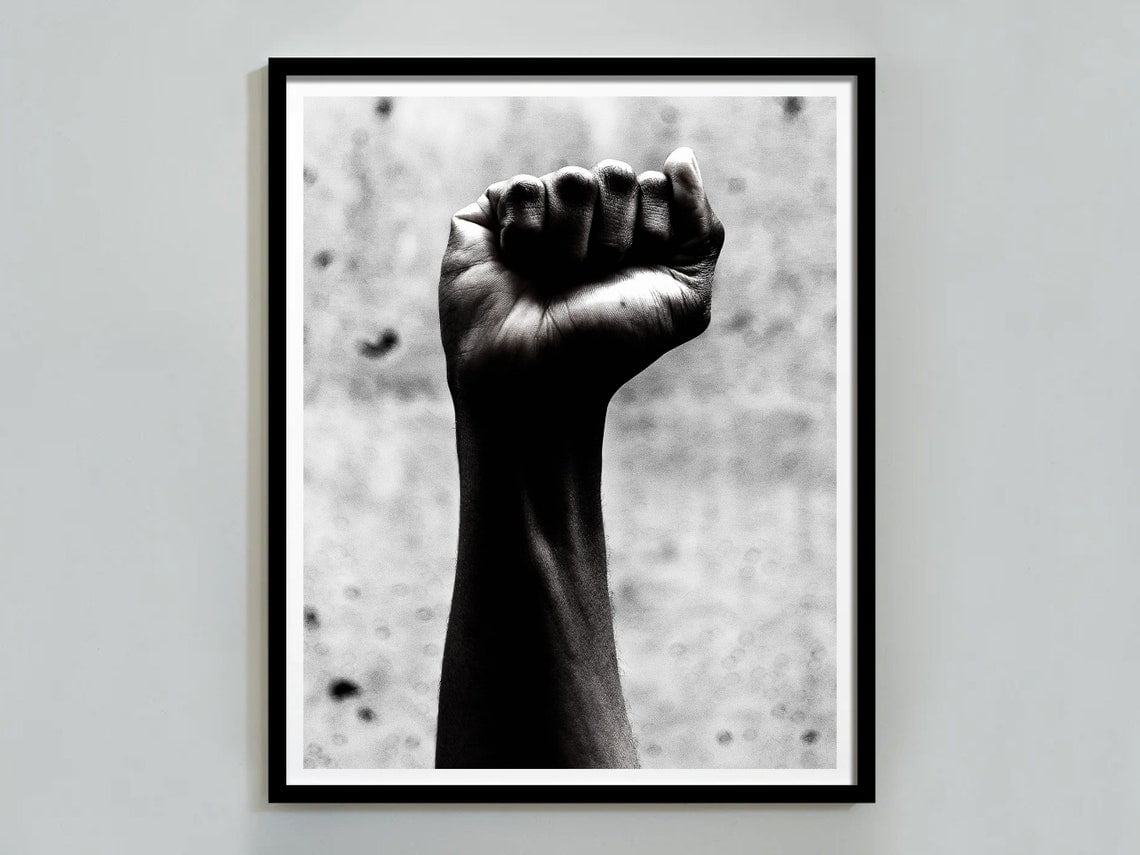 Black Lives Matter Poster, , Fine Art Print, Blm, African American Wall ...
