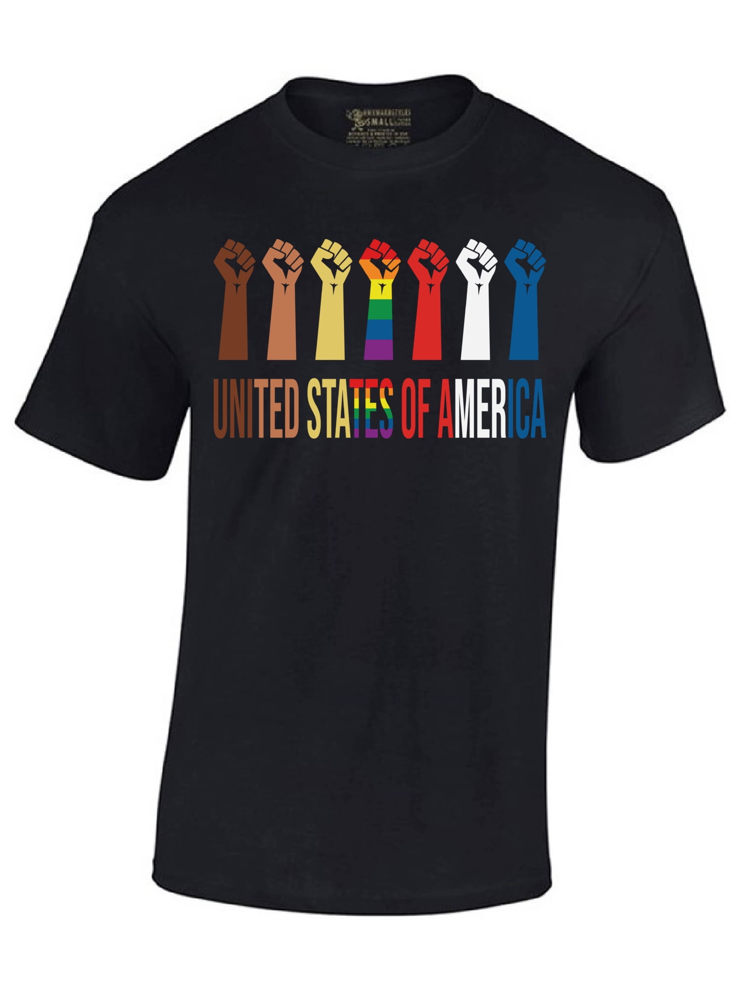 Black Lives Matter T Shirt LGBT Shirt Pride We Are United States of ...