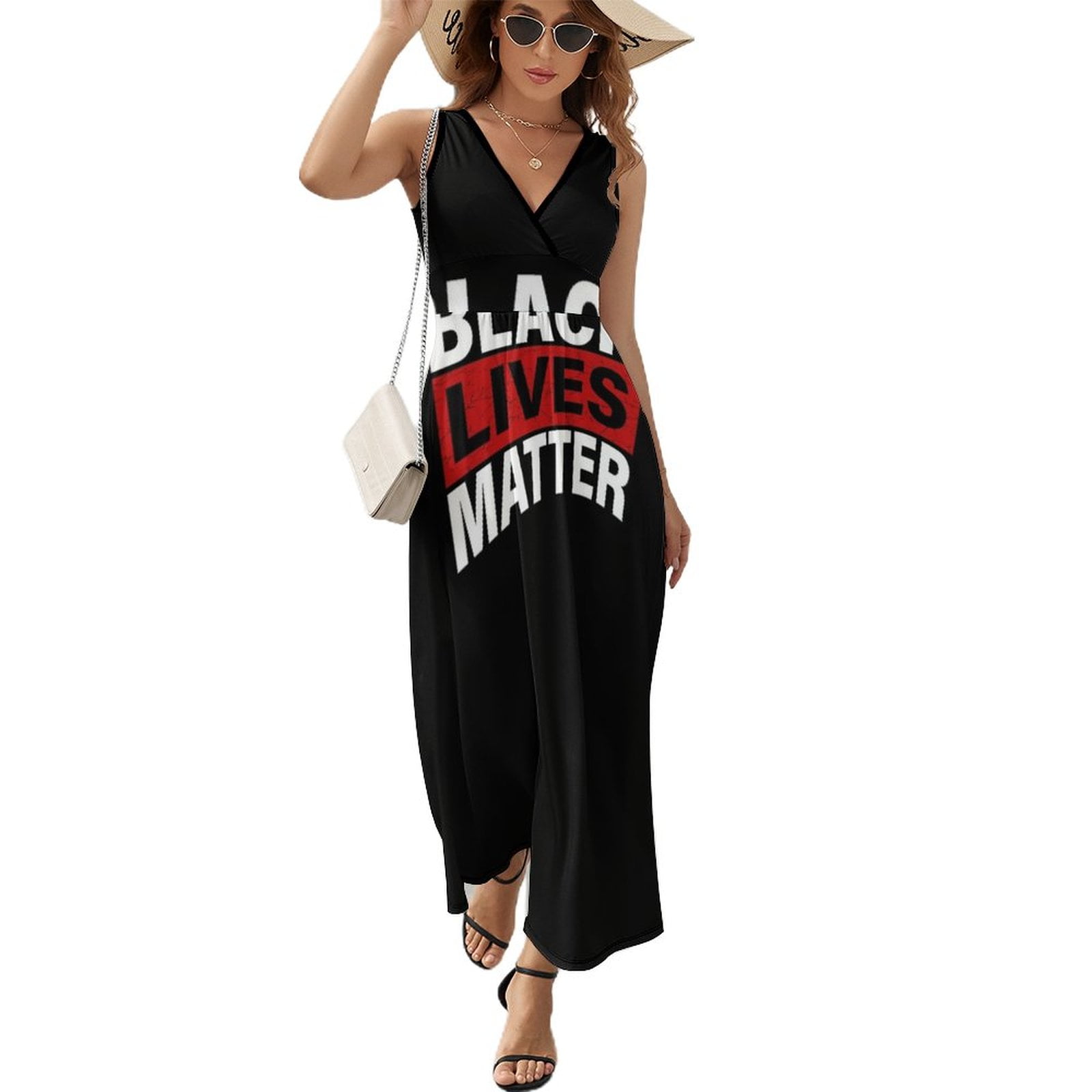 Black Lives Matter T-Shirt With Names Of Victims - BLM Sleeveless Dress ...