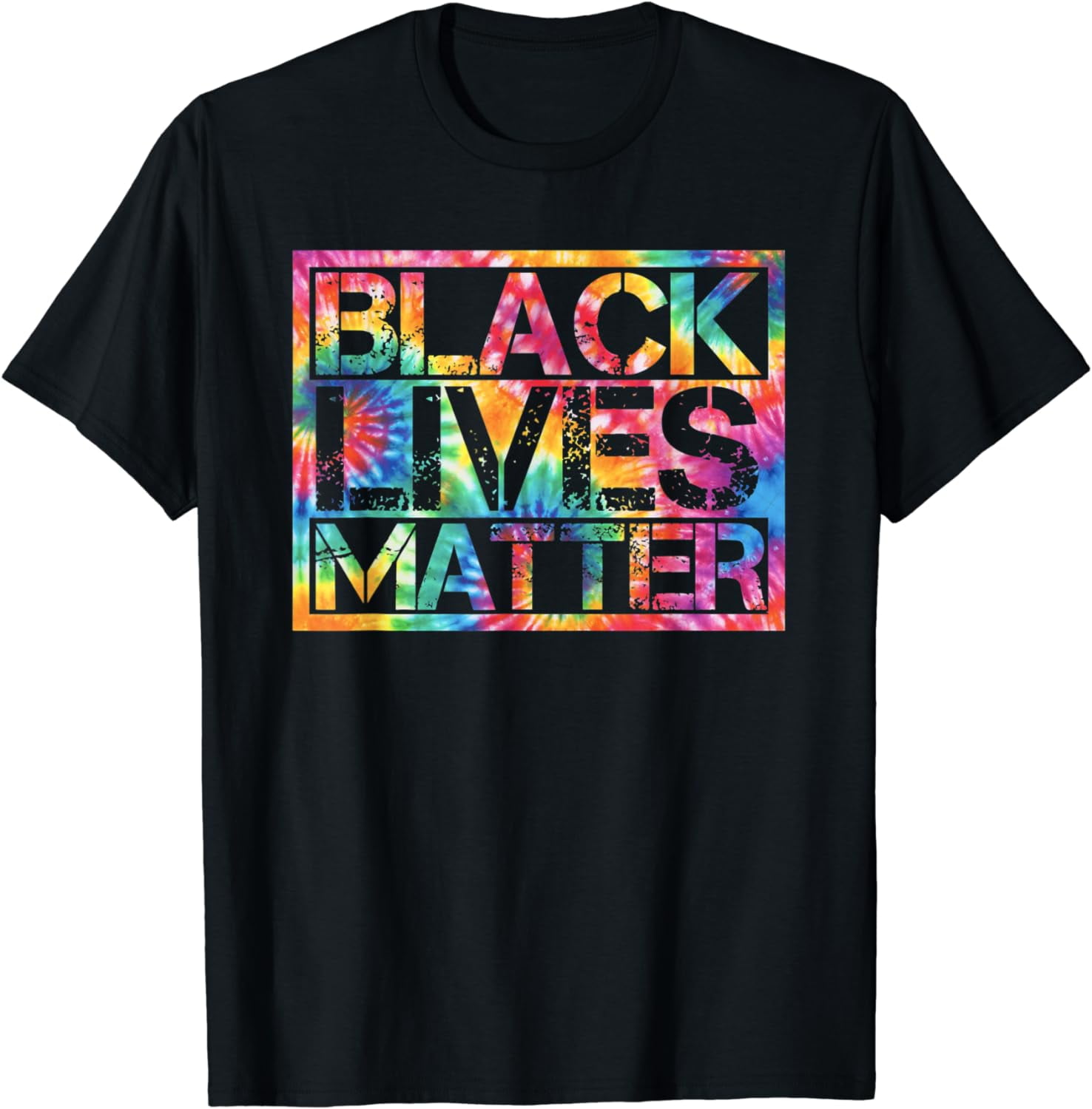 Black Lives Matter Tie Dye Cool Retro Design for BLM T-Shirt - Walmart.com