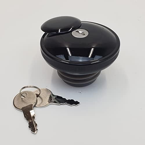 Black Locking Gas Cap for 1996-2025 Harley Road King, Softail, Dyna ...