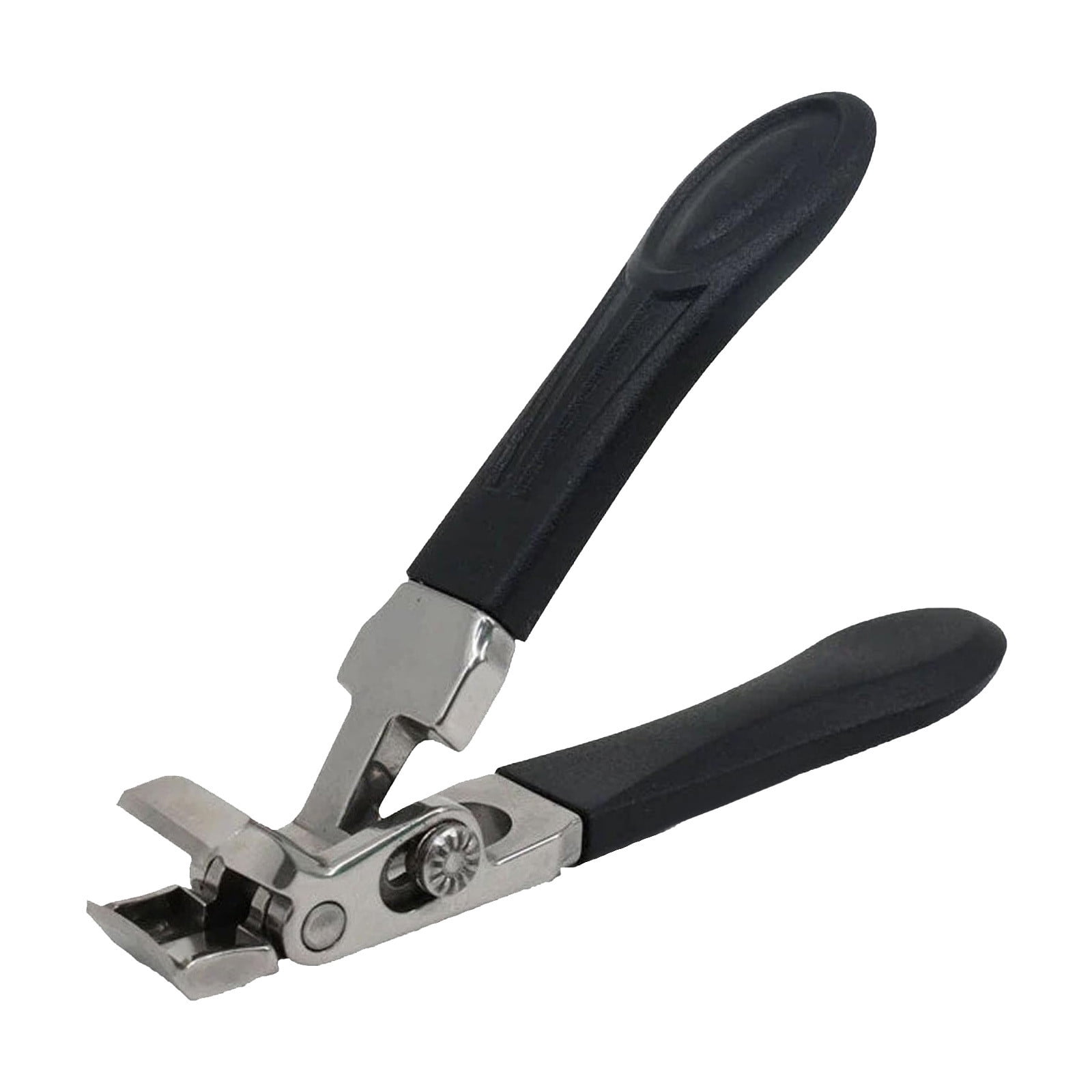 Black Long Handle Toenail Clippers for Seniors Non-Slip Wide Jaw ...
