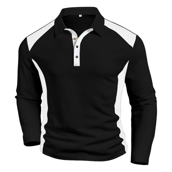 Black Long Sleeve T Shirts for Mens Summer Fall Turtle Neck Spandex ...