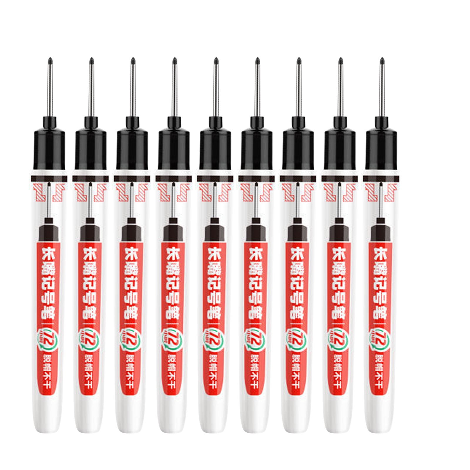 Black Long Tip Marker Pen For Industrial Use, Quick-Dry Ink For Marking ...