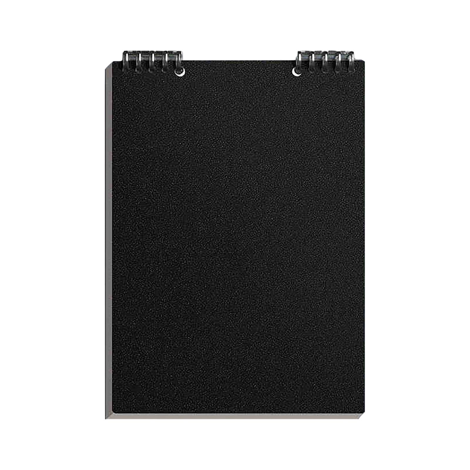Black Loose Leaf Folder Notebook Writing Journal For Notes Diaries 60 ...