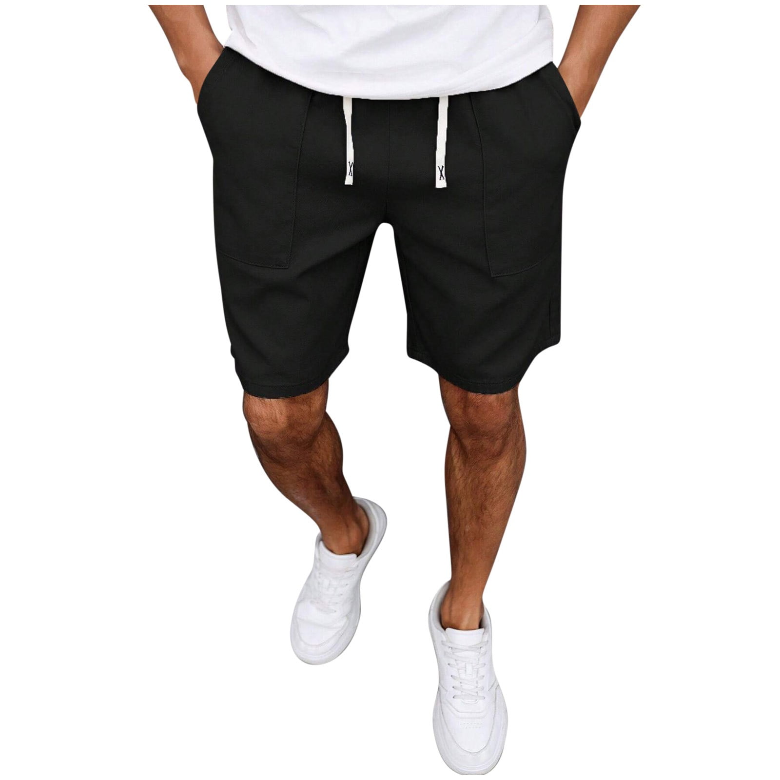 Black Lounge Pants for Man Summer Fall Medieval Pleated Paperbag ...