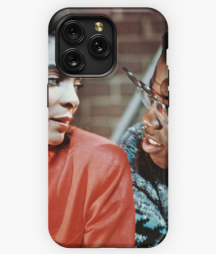 Black Love Couple Fan Design M1425 Phone Case for iPhone 17 16 15 14 13 ...