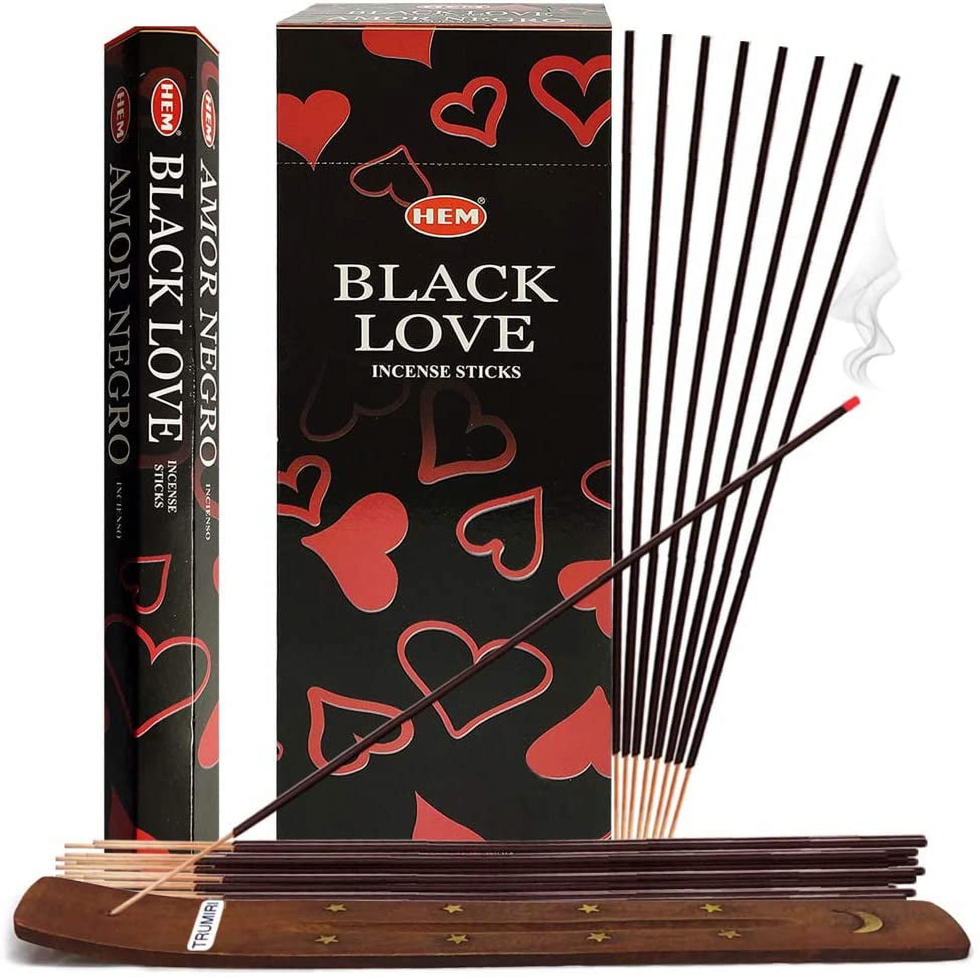 Black Love Incense Sticks And Incense Stick Holder Bundle Insence ...