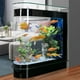 Black Luxury Large Fish Tank 125Gal LED Aquarium Kit Upright Fish Tank ...