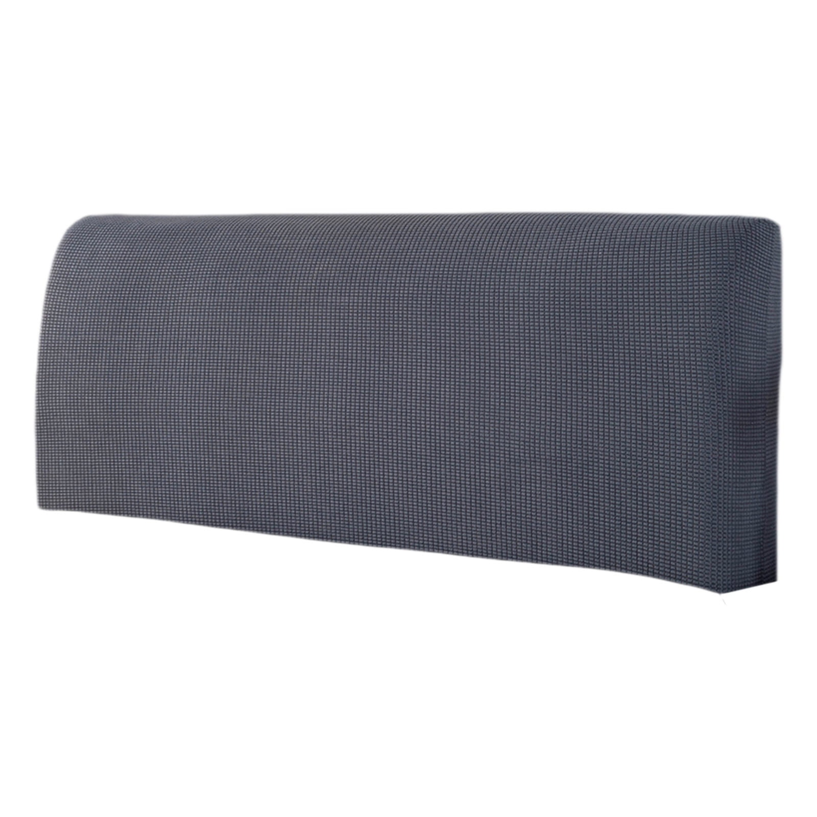 Black M Fully Enclosed Headboard Cover Elastic Modern Bedhead Protector ...