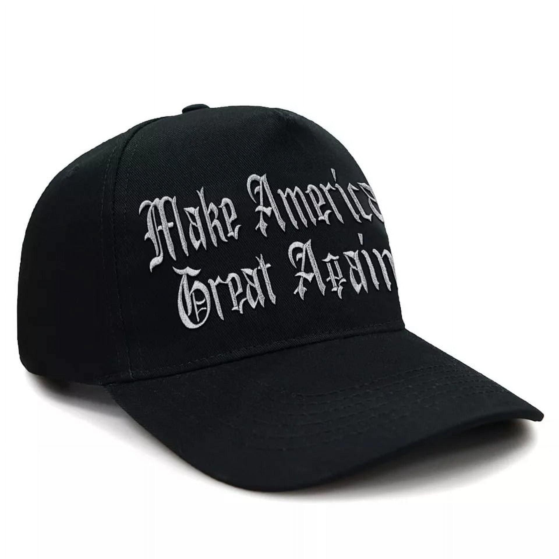Black MAGA Hat – Trump Make America Great Again Cap Inspired by Elon ...