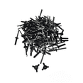 Black MED head tri-fold rivets - Walmart.com