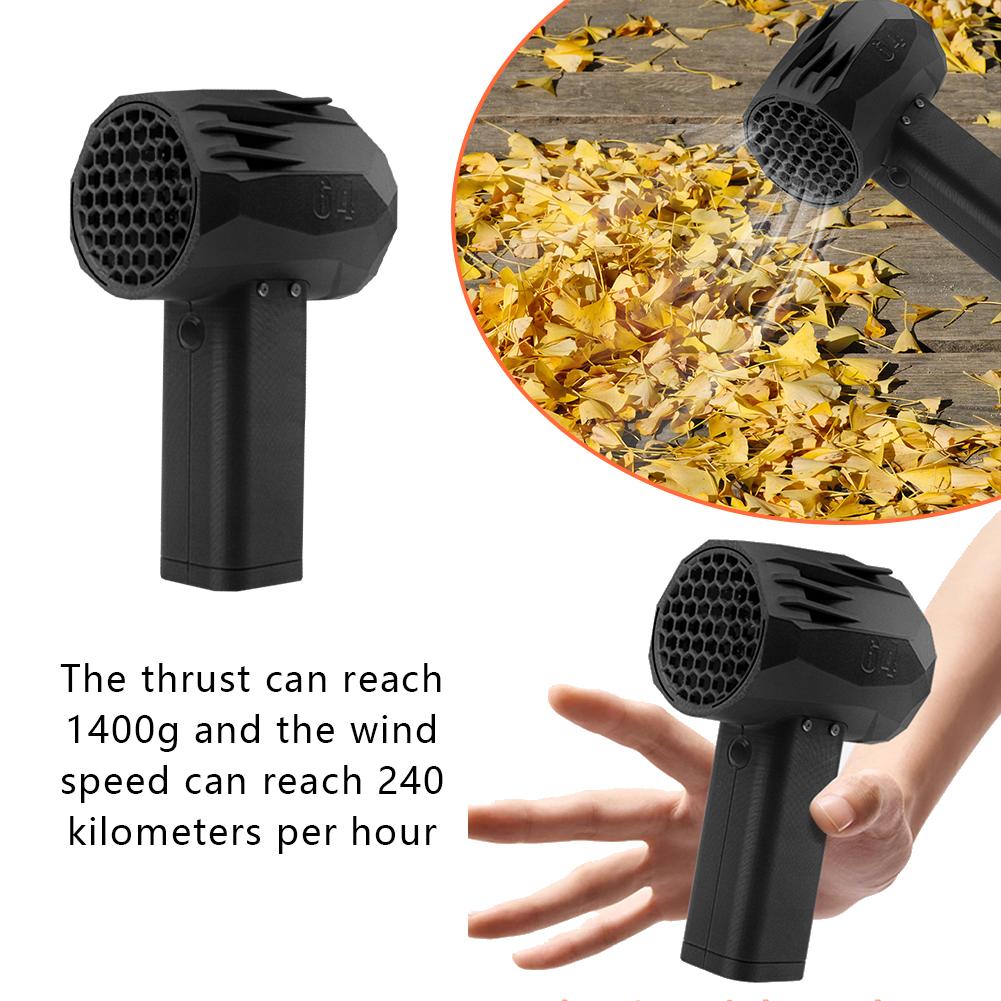 Black MINI X64 violent turbo fan 64 channel high-speed brushless motor 20W fast charging wind ...