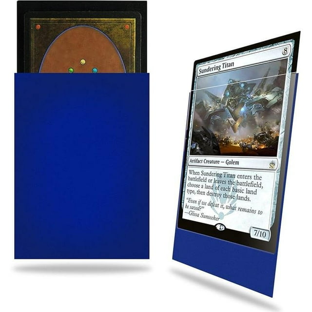 Black Mtg Card Sleeves 200 Pack Standard Card Sleeves Sturdy Mtg Matte Back Finish Perfect