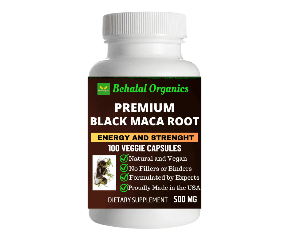 Black Maca Root 100 Quick Release Capsules - 500mg Per Capsule ...