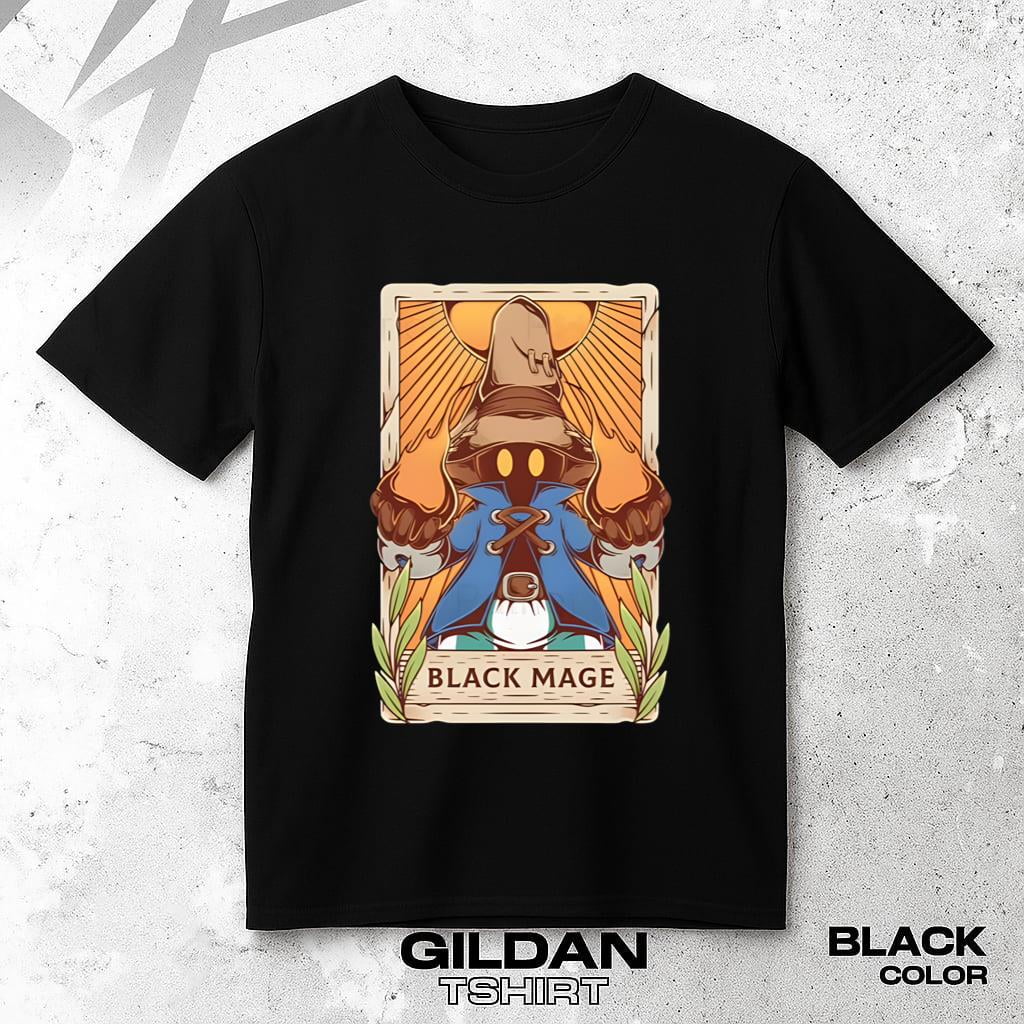 Black Mage Tarot Card Final Fantasy Gaming Funny Graphic Power Unisex T ...