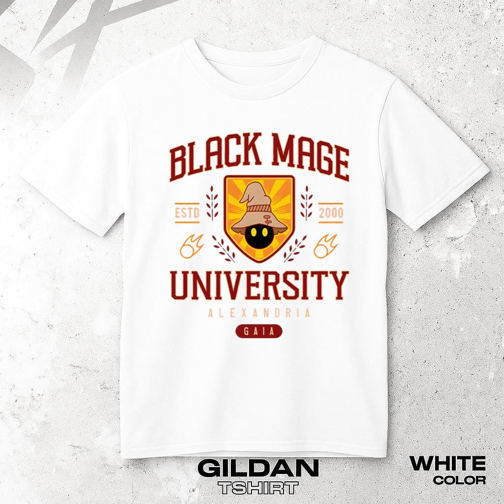 Black Mage University Final Fantasy Inspired Wizardry School Unisex T ...