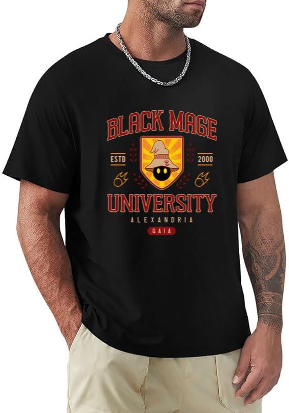 Black Mage University Wizardry School RPG Gamer Fantasy Adventure T ...