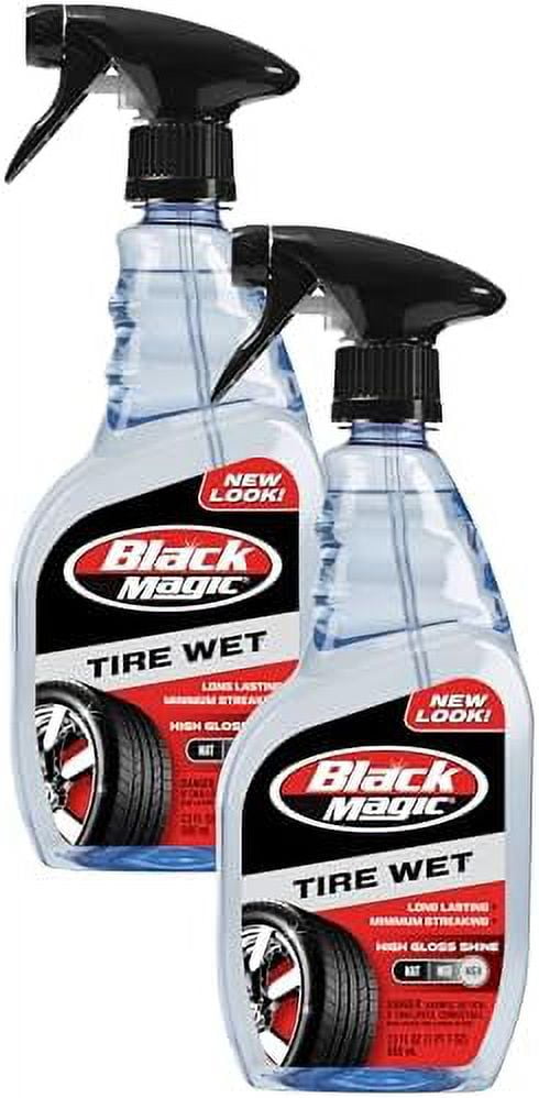 Black Magic 120217 Tire Wet, 23oz (Pack of 2) -Specially Formulated ...