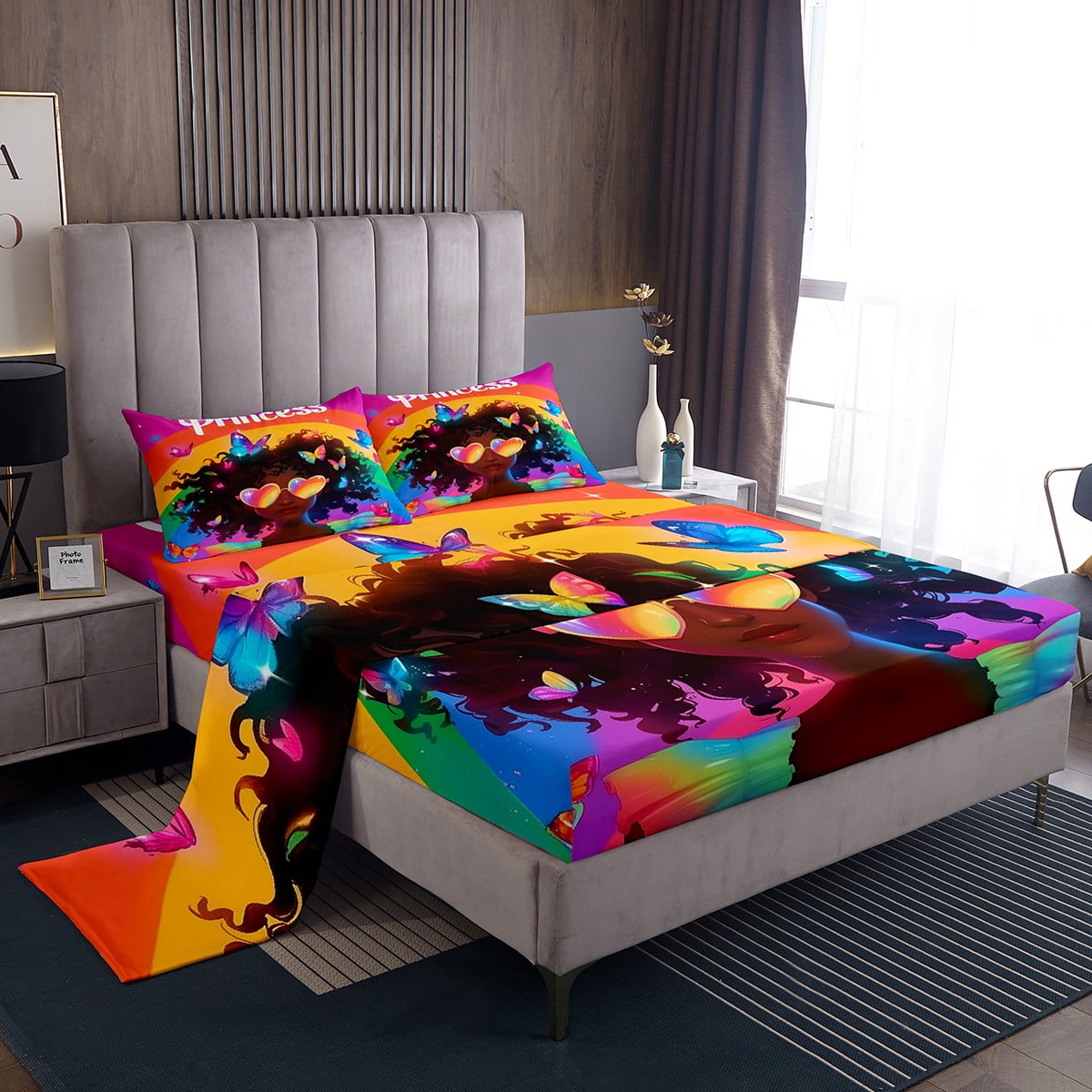 Black Magic Bed Sheets, King Sheets Princess Room Decor Sheet Set ...