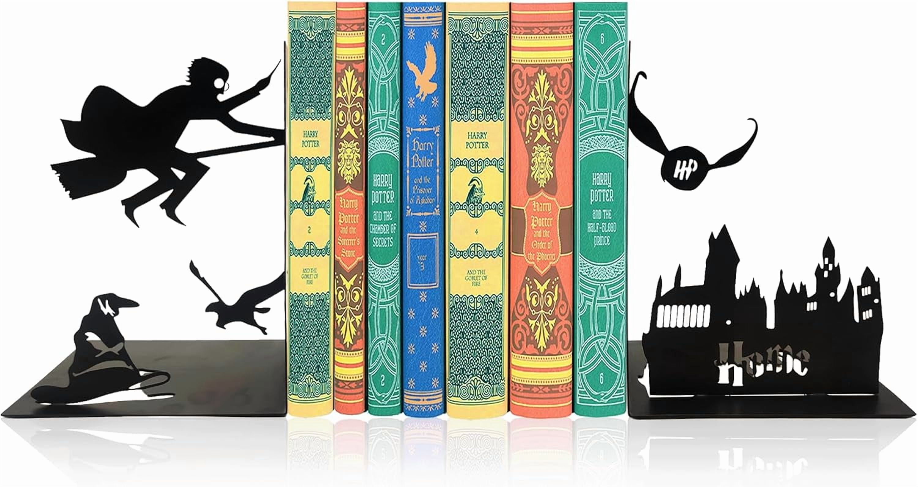 Black Magic Book Stopper - Decorative Bookends for Bookshelf - Unique ...