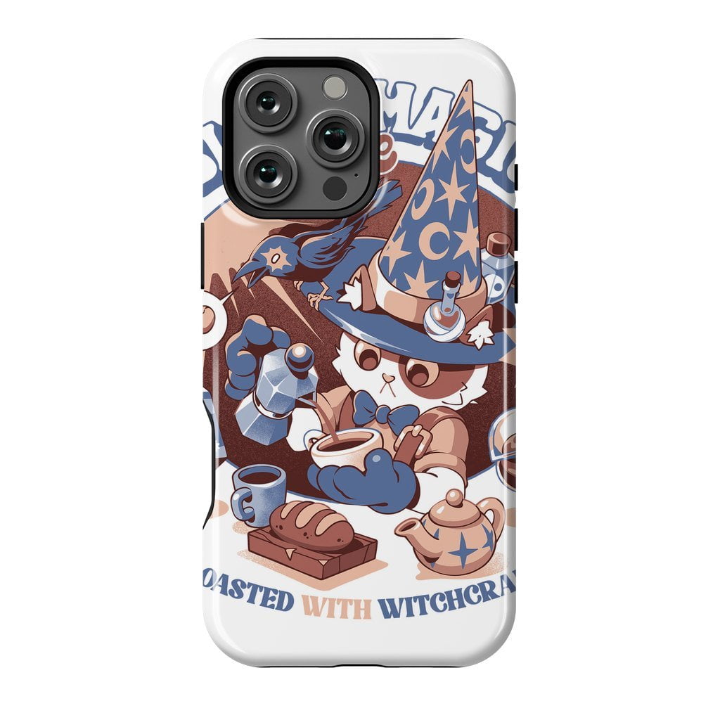 Black Magic Coffee Phone Case Compatible with iPhone 11 to 16 Pro Max ...