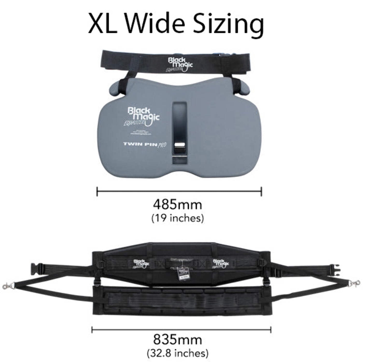 Black Magic Equalizer Twin Pin Pro Fighting Belt and Harness Sets ...