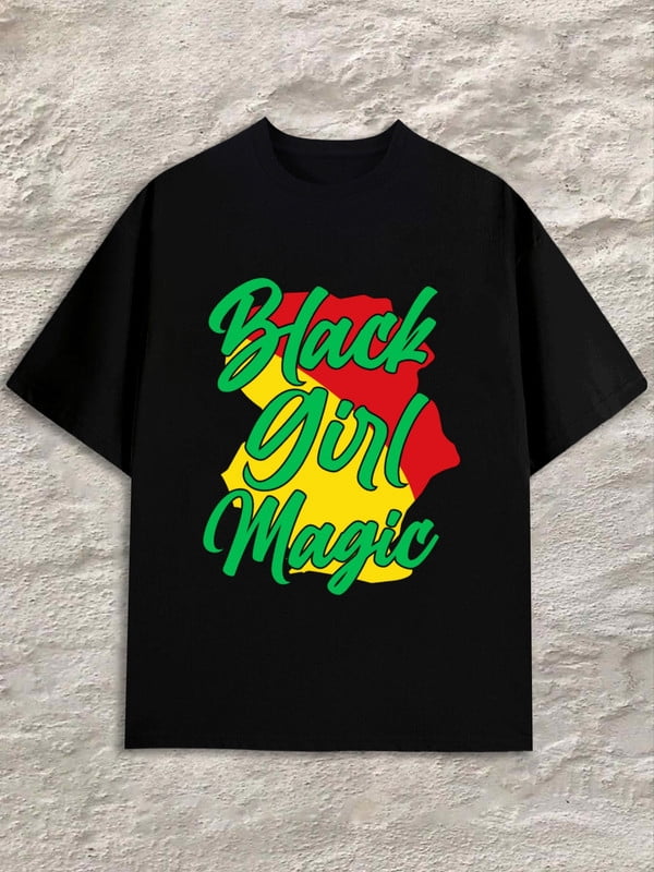 Black Magic Girl Men's black New spring and autumn styles Fashionable ...