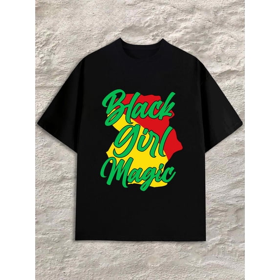 Black Magic Girl Men's black New spring and autumn styles Fashionable ...