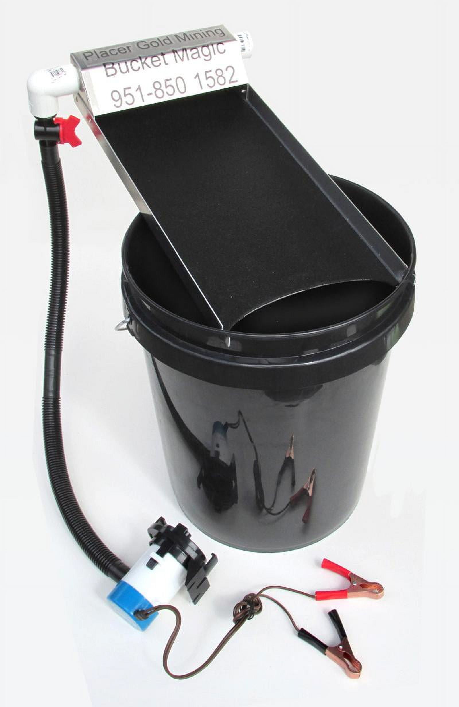 Black Magic Mini Bucket Kit for Fine Gold Recovery - Miller Table ...