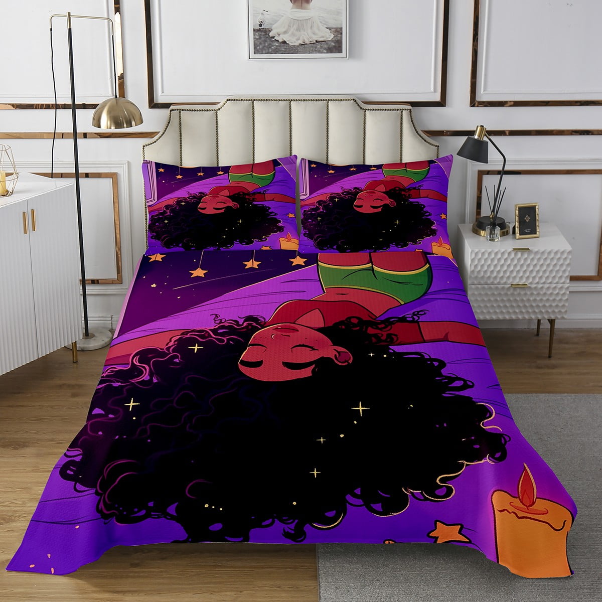 Black Magic Quilt Sets King Teens American Princess Bedspread American ...
