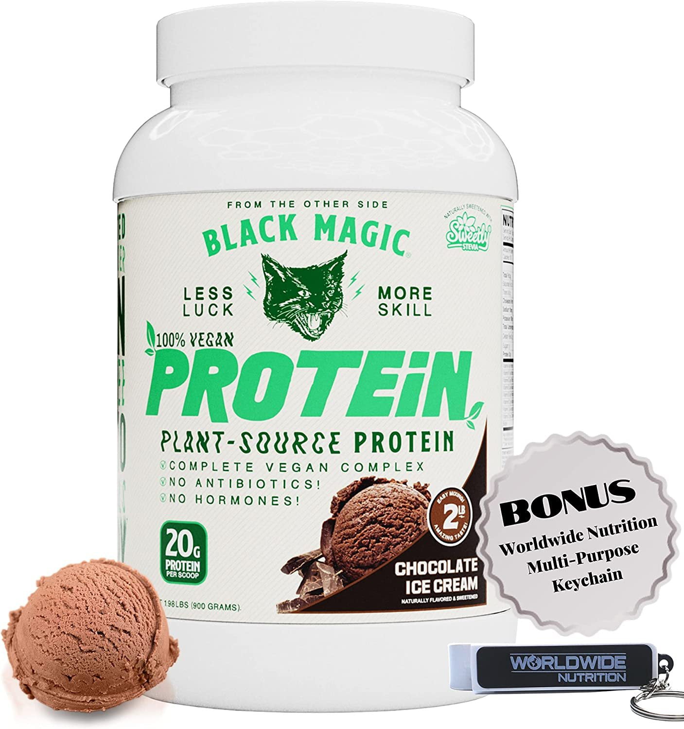 Black Magic Supply Plant-Source Protein Powder - Pre and Post Workout ...
