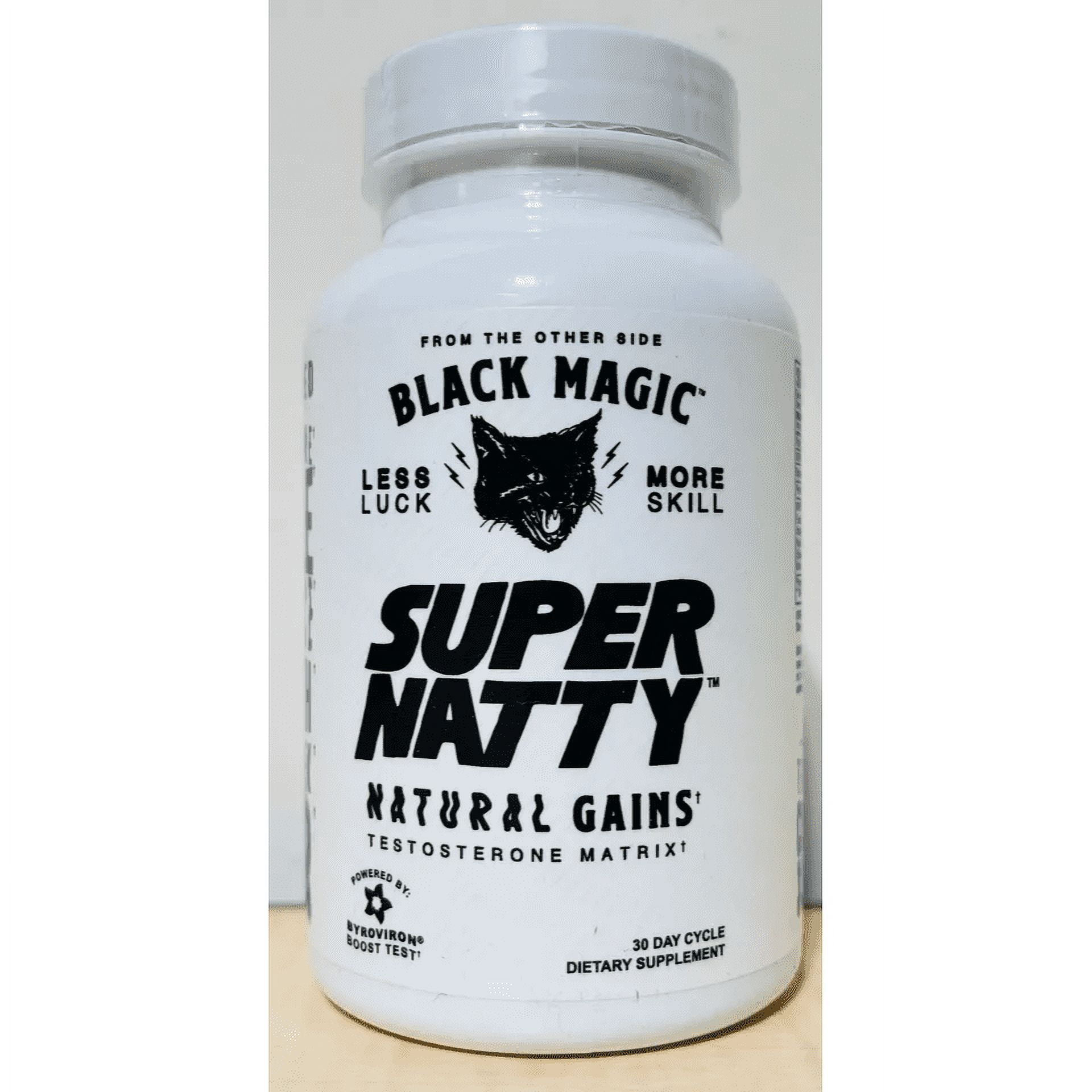 Black Magic Supply Super Natty Testosterone Booster Matrix 120 Capsules ...