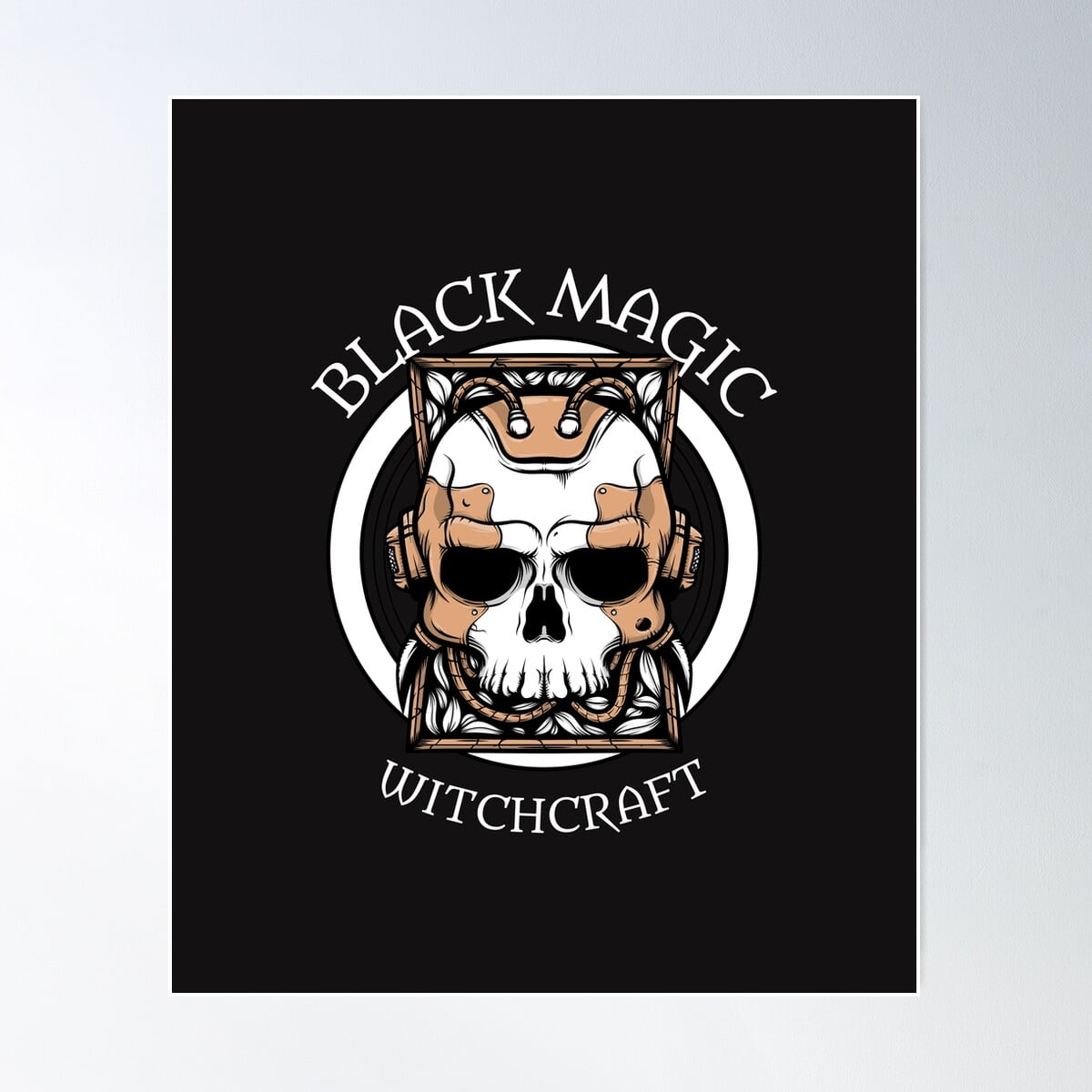 Black Magic Witchcraft Poster Wall Art, Modern Wall Decor For Living ...