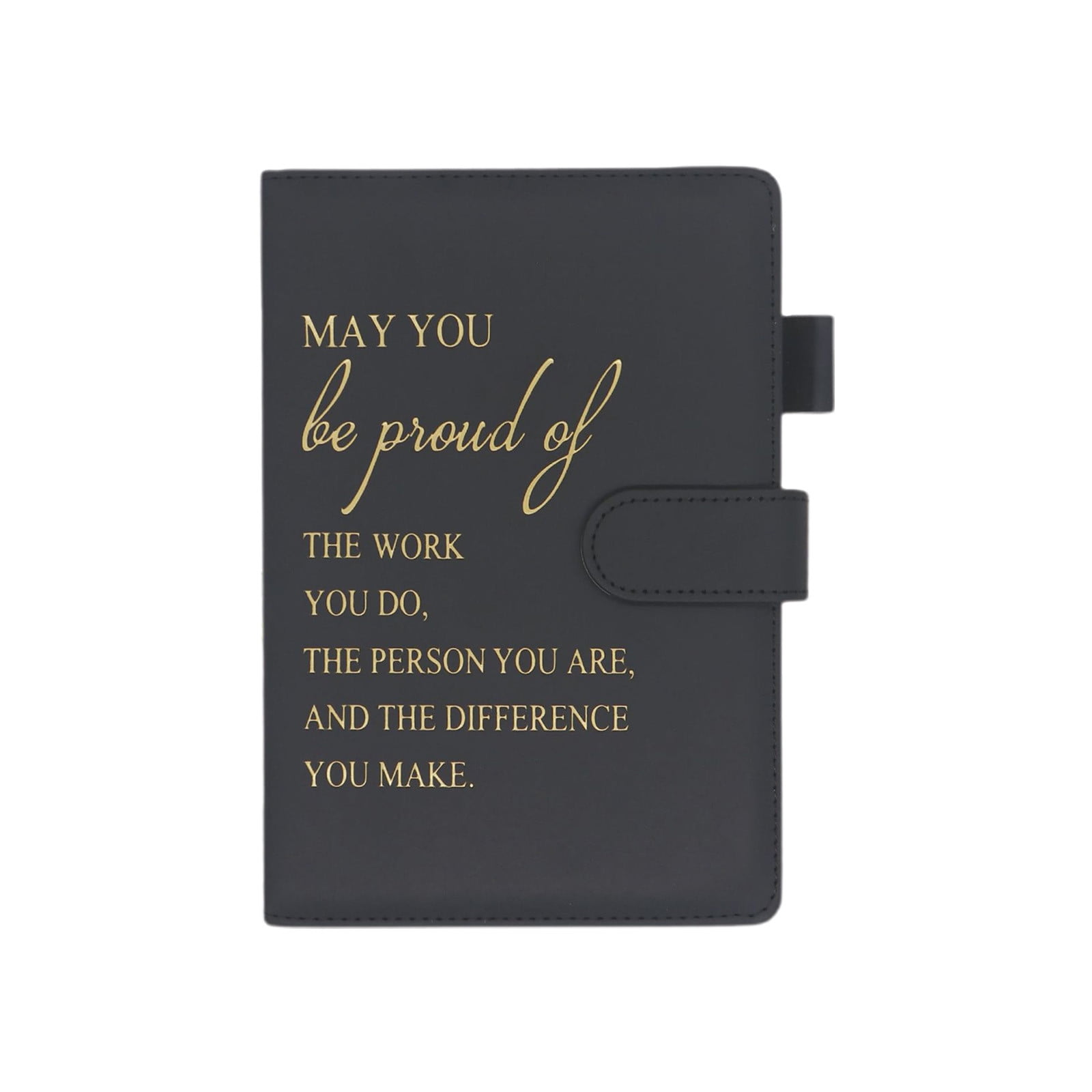 Black Magnetic Closure Notebook, Business Notepad With Sleek Design And ...
