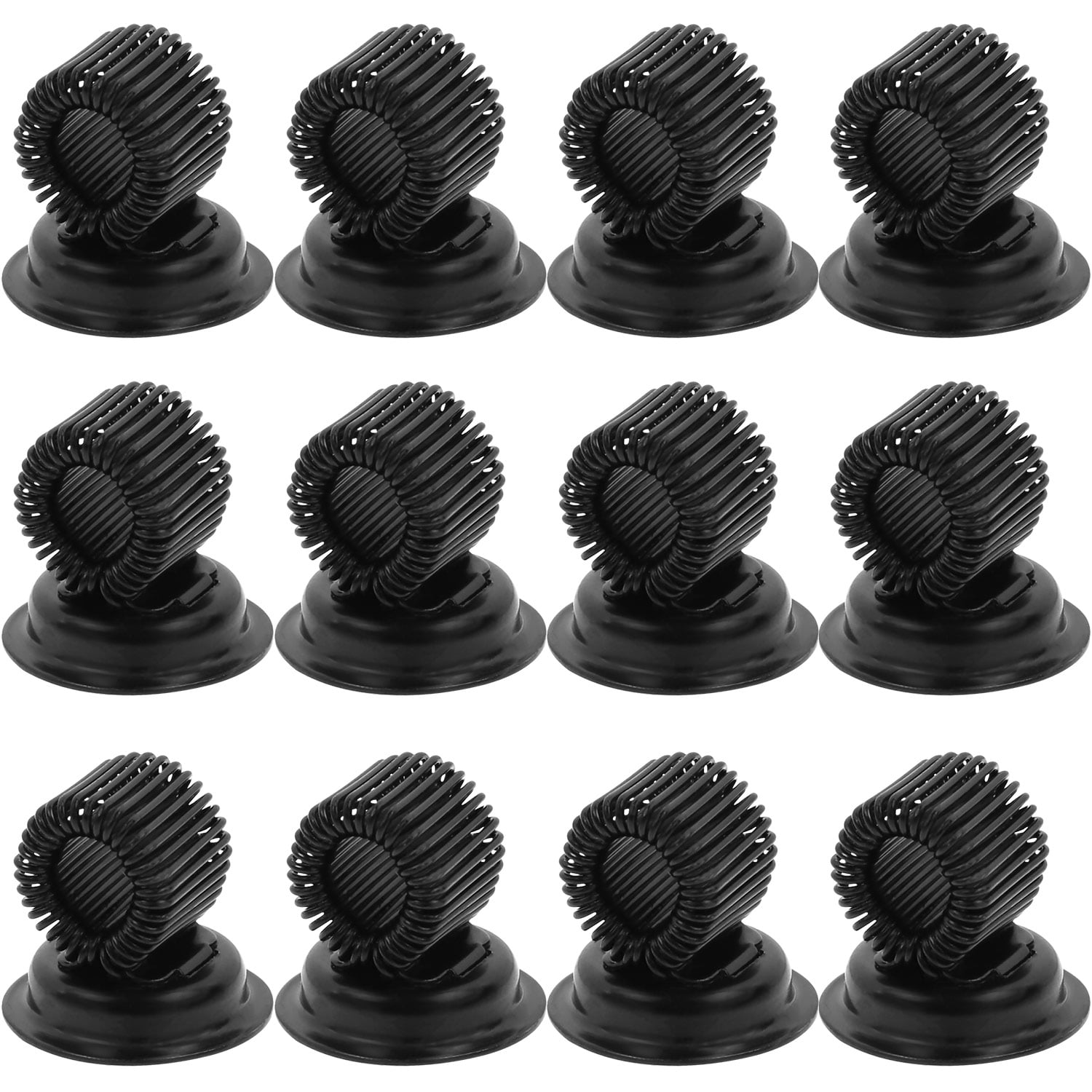 Black Magnetic Pen Holder Clips Refrigerator Magnet Pen Marker Clip ...