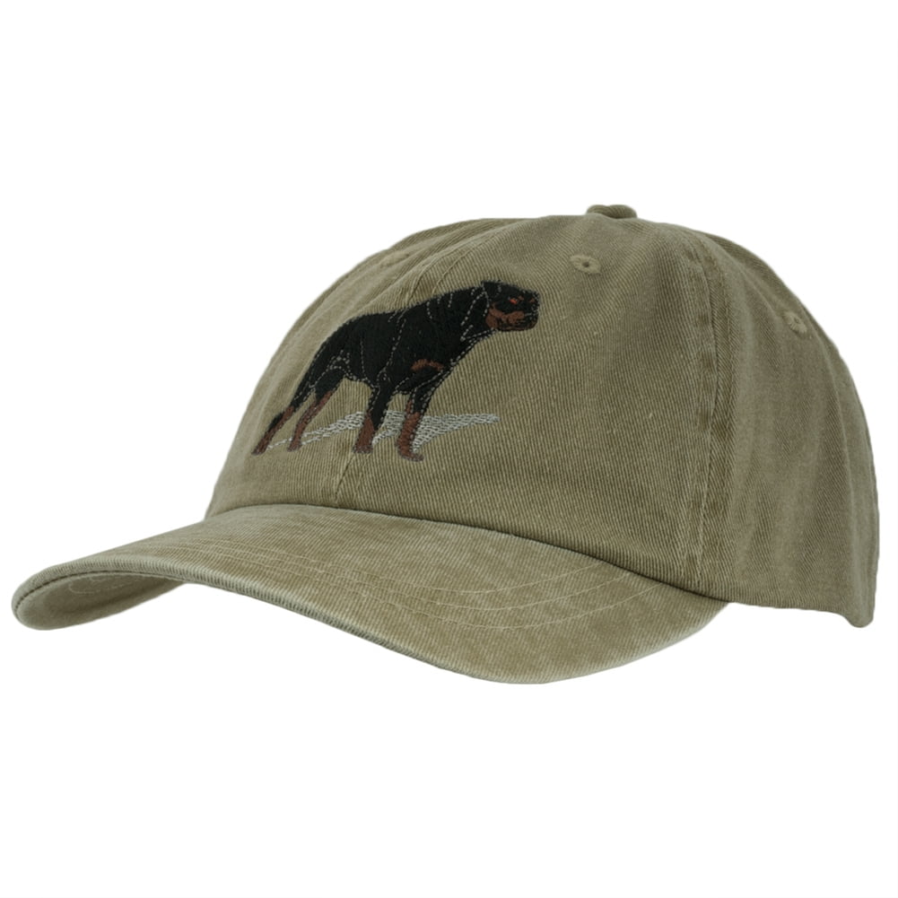 Black & Mahogany Rottweiler Adjustable Baseball Cap - Walmart.com