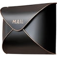 Black Mailbox Wall Mount, 12.5 x 5 x 10 inch Wall Mount Mailboxes for ...