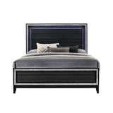 Black Main Color - Sturdy Wood Bed - Bedroom Space - Long - lasting ...
