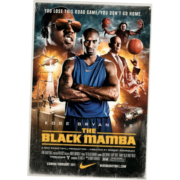 Black Mamba Poster 12x16 Art Print on Metal Sign 12in x 16in Multi ...