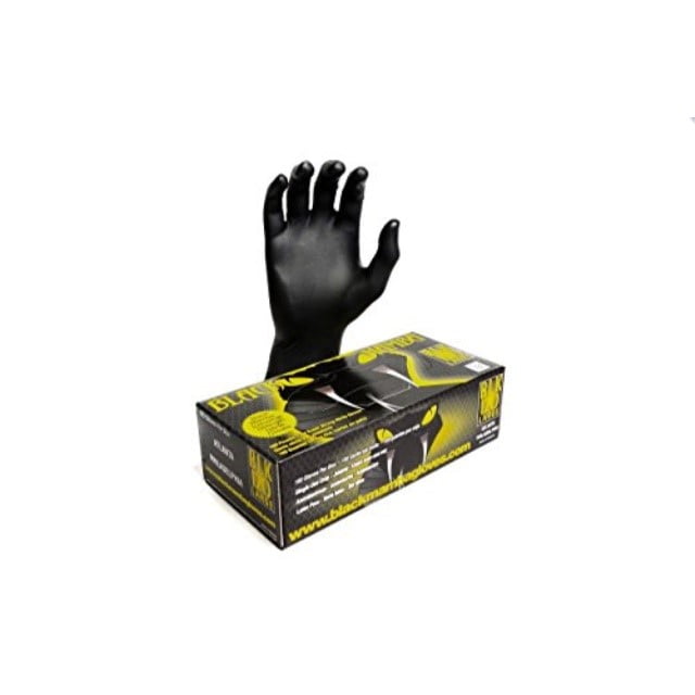 Barndoor Ag Black Mamba Super Strong Nitrile 100 Glove BOX (EXTRA LARGE ...